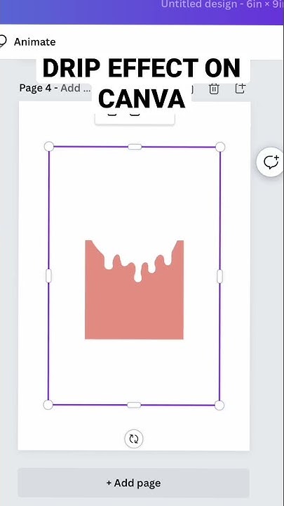 Drip effects are eye catching and easy to do in Canva! #canva #canvadesign #canvatutorial #drip ...