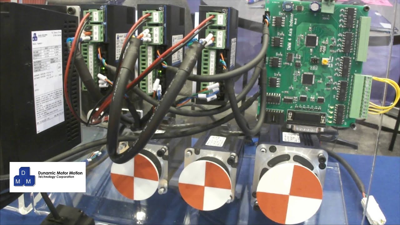 DYN2 AC Servo Drive 3-Axis Indexing - YouTube