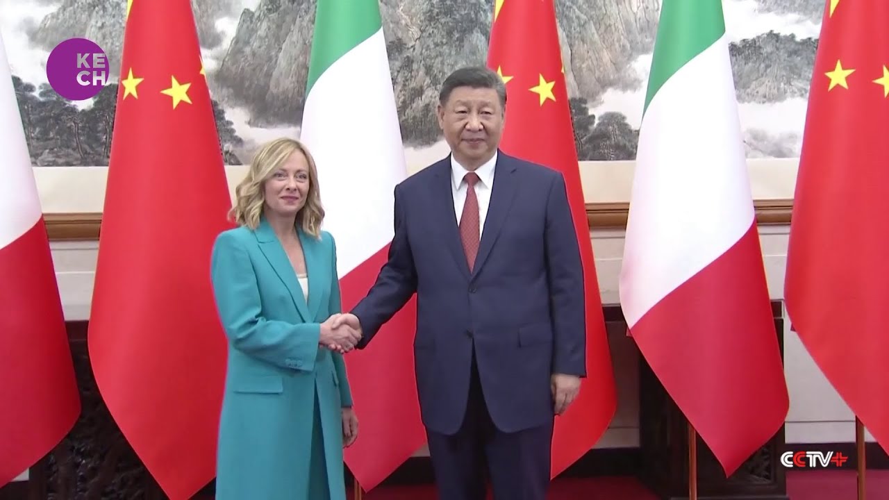 Chinese President Xi Meets Italian PM in Beijing - YouTube