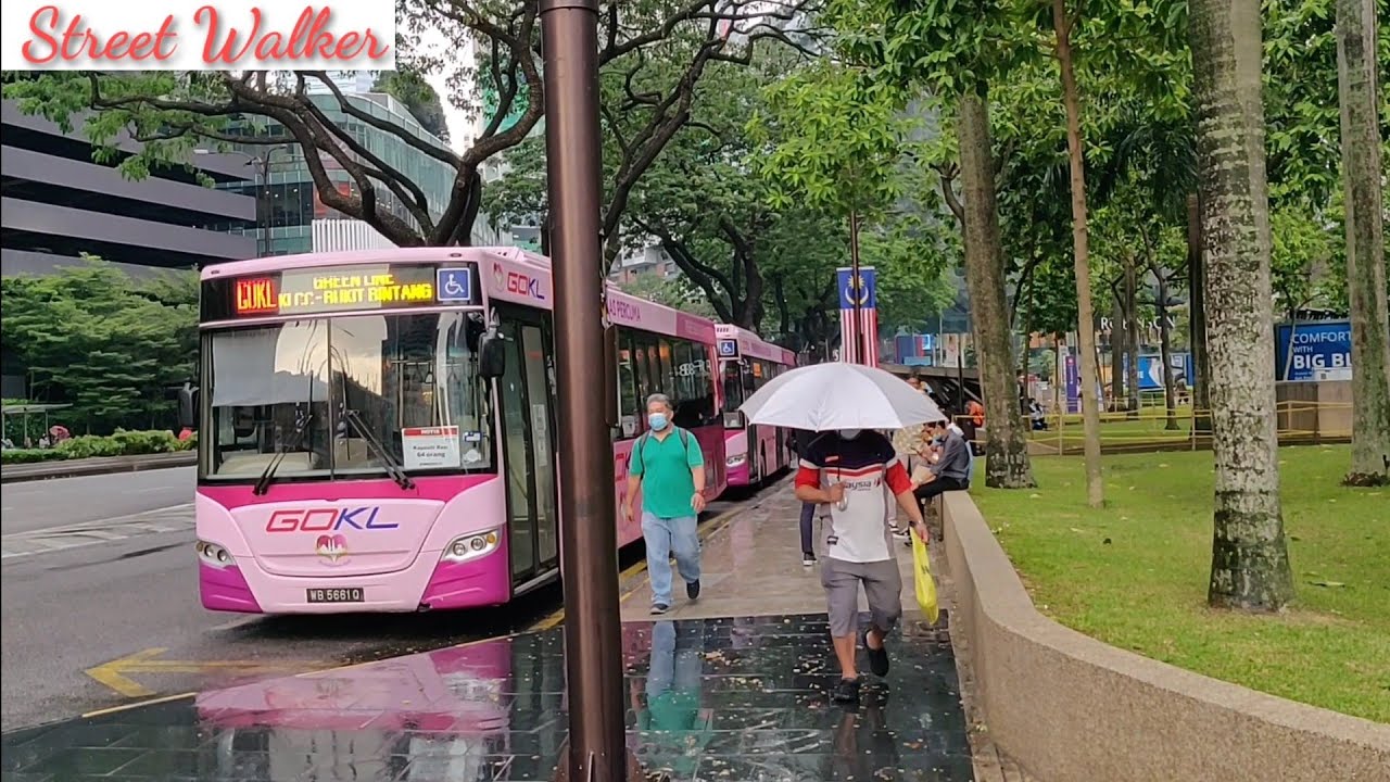GO KL FREE BUS - Twin Towers (KLCC) TO Bukit Bintang - YouTube