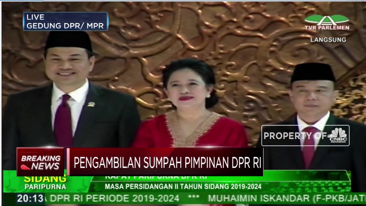 Puan Maharani Jadi Ketua DPR RI Periode 2019 - 2024 - YouTube