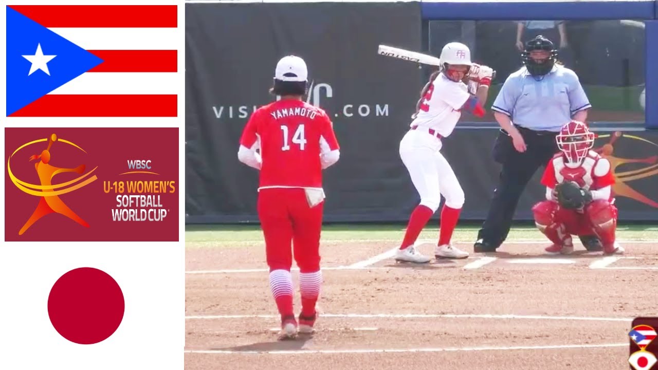 Japan vs Puerto Rico Highlights | U18 Women's Softball World Cup 2025 ...