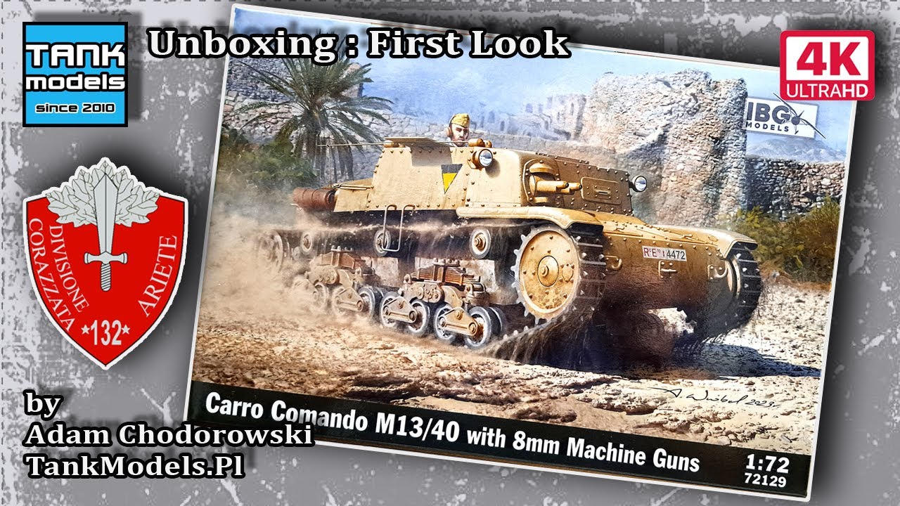 Unboxing 242 - Carro Comando M13/40 - IBG Models 72129 - YouTube