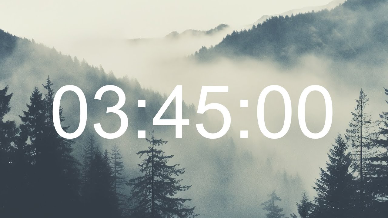 3 Hours 45 Minutes Timer with Final Alarm [No MID ROLL Ads] - 225 ...