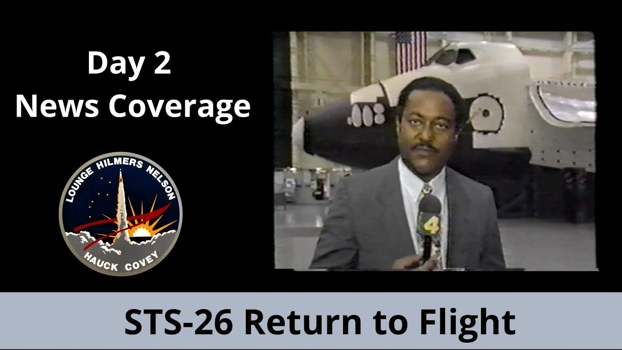 STS-26 Mission | Flight Day 2 News Coverage Highlights - YouTube