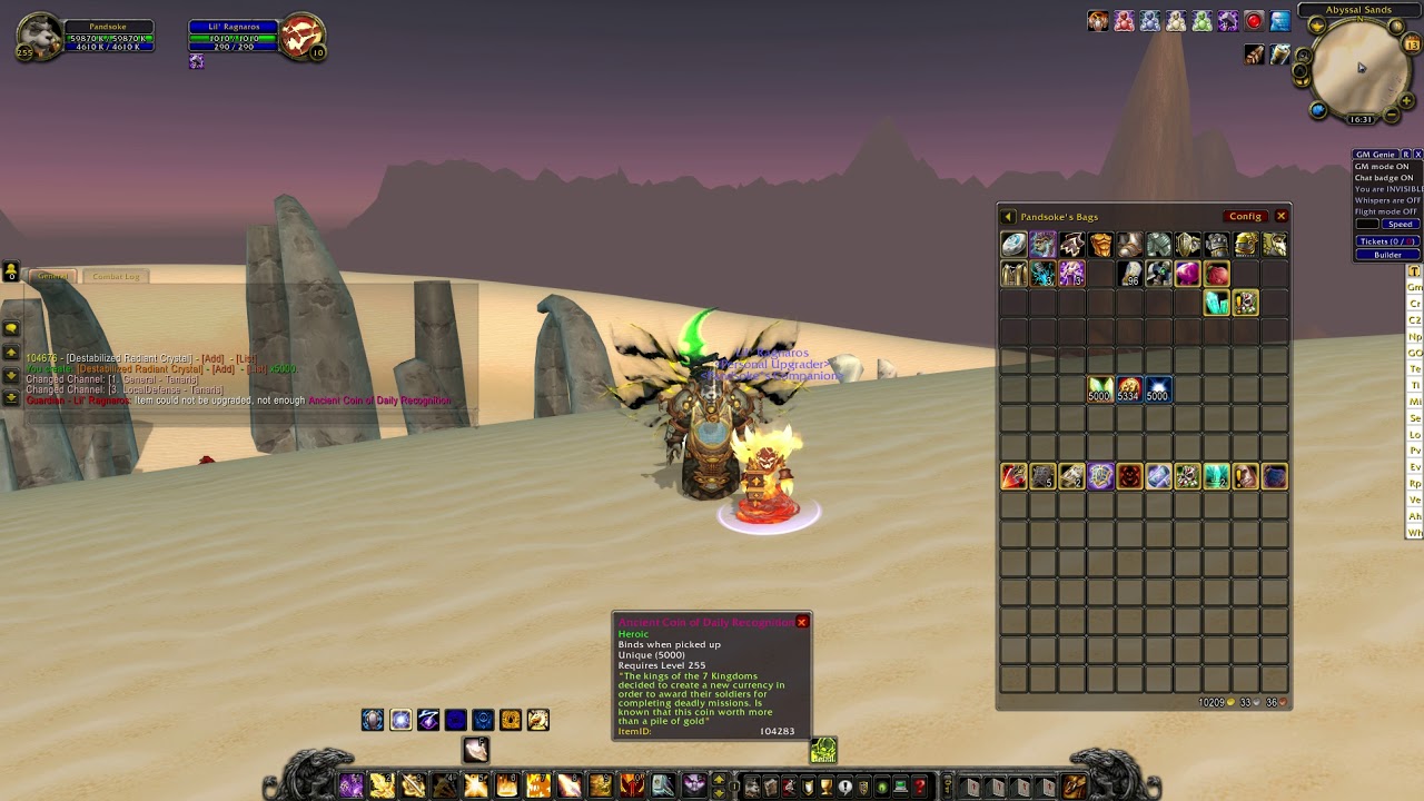 Thorium WoW Item Upgrading System - YouTube