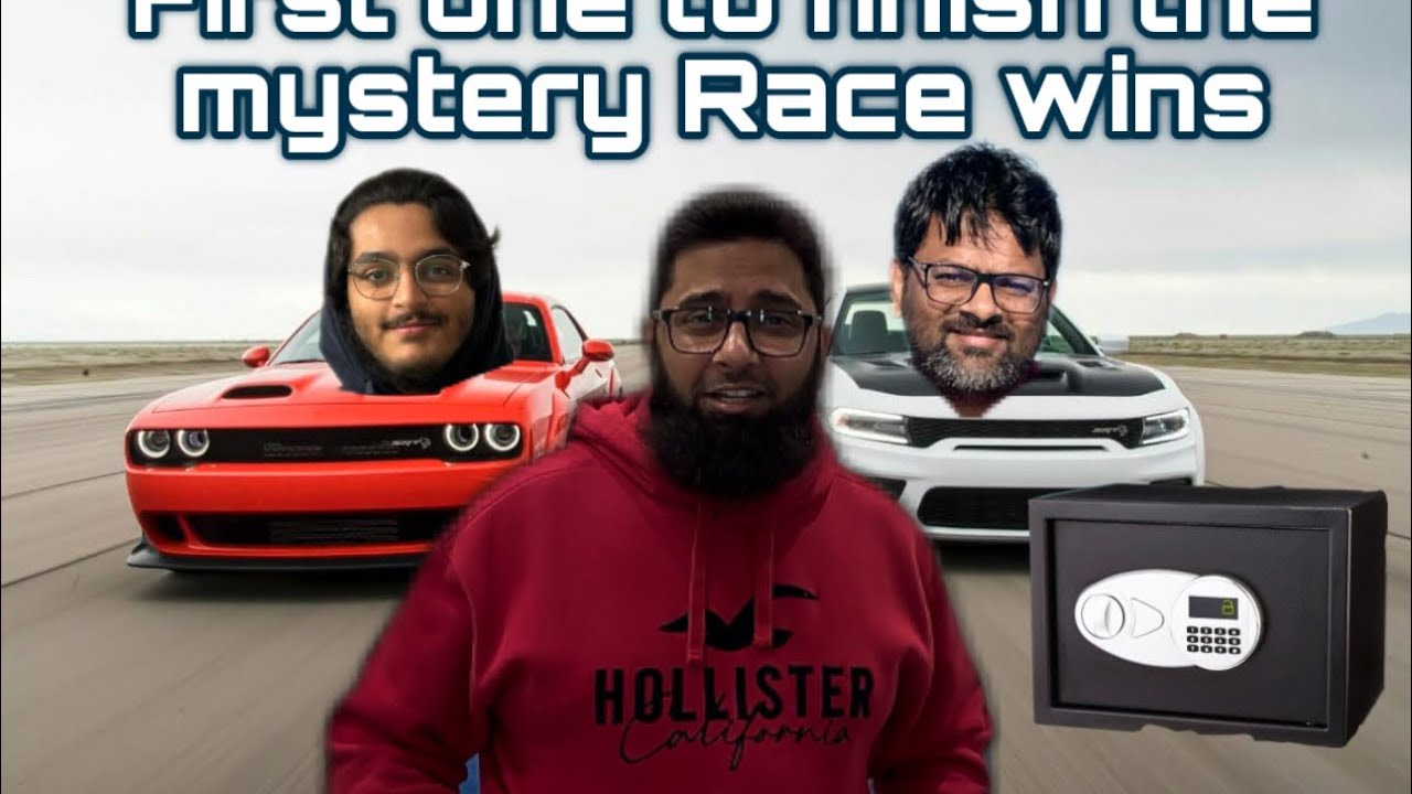 First one to finish the mystery race wins - YouTube