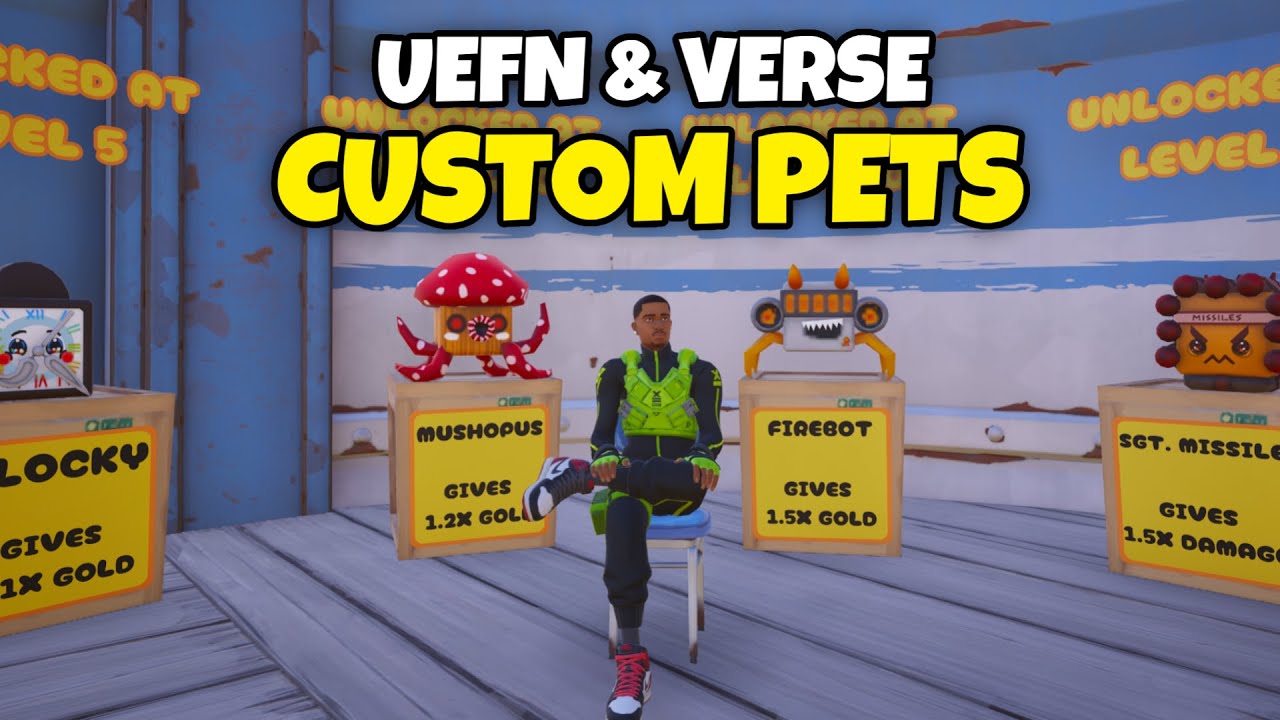 How To Make Custom Pets In UEFN & Verse - YouTube