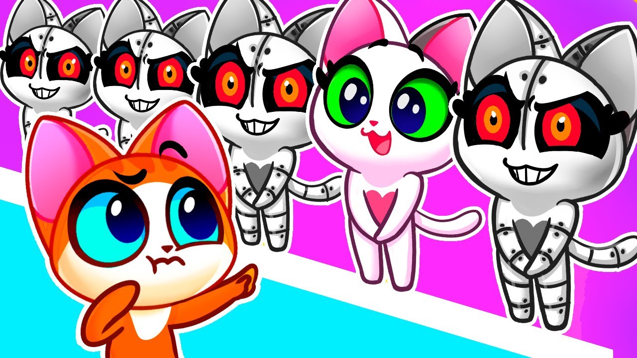 🙀Oh No, Where is Lucy?!🙀 CopyCat VS Baby Kitten || Toddler Video by ...