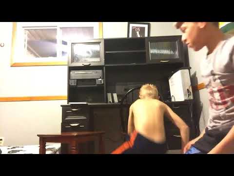 Wrestling with my friend part 9