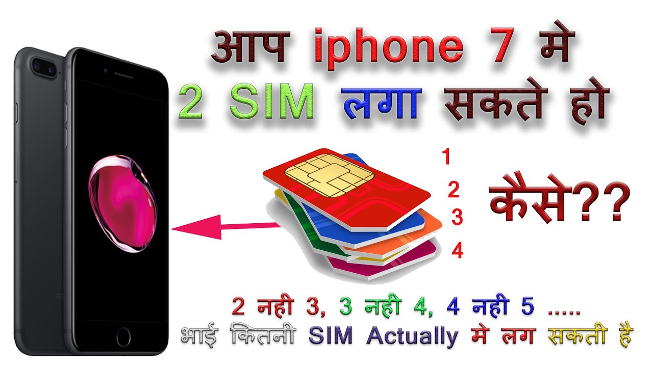 Dual SIM Iphone 7 and 7s : Kase ???? - YouTube