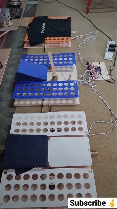 Automatic T-Shirt folding 🔥 using Arduino #automation #arduino # ...