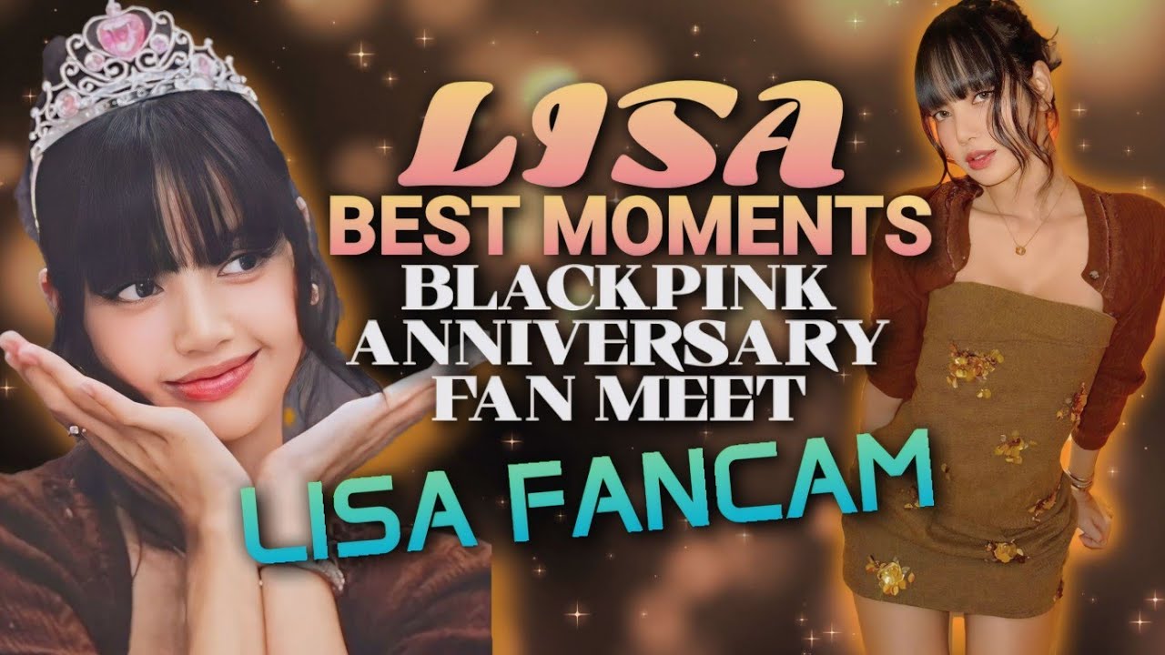 Lisa at Blackpink 8th Anniversary Fan Meet | Fancam - YouTube