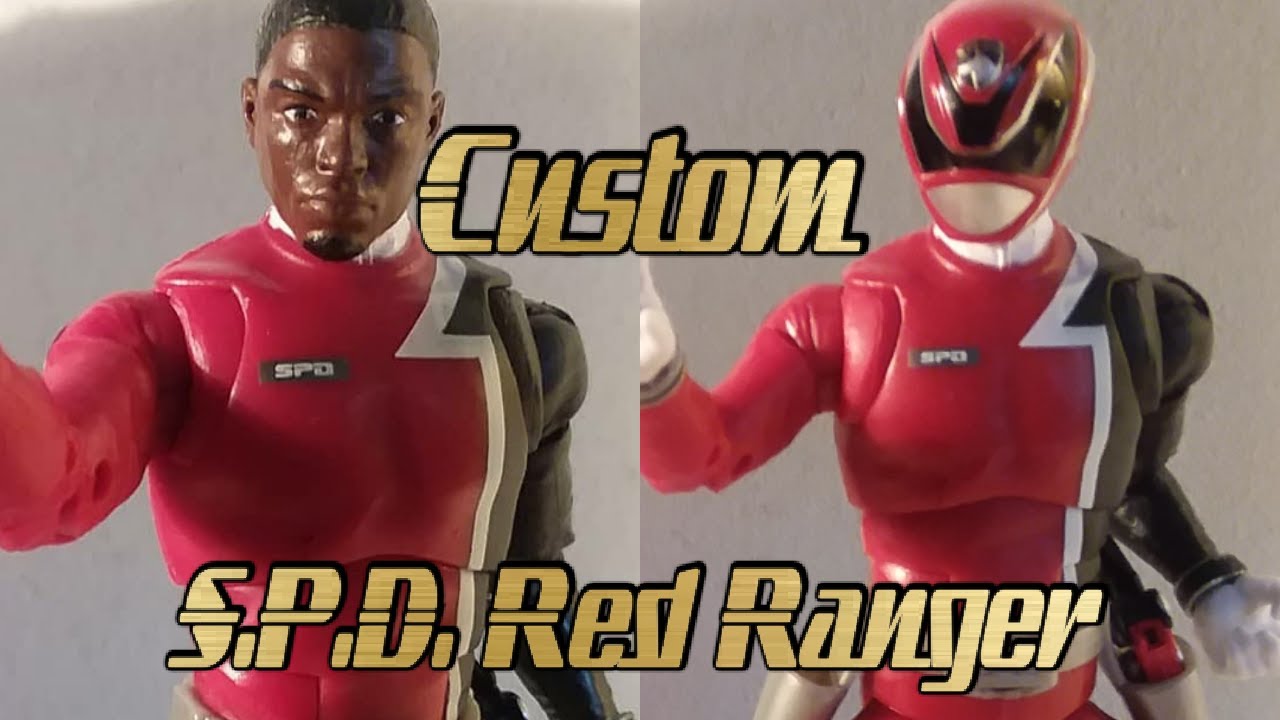 Lightning Collection Power Rangers S.P.D. Red Ranger (Custom) - YouTube