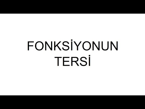 25 Aralık 2020 10-E Canlı Dersleri Fonksiyonun Tersi
