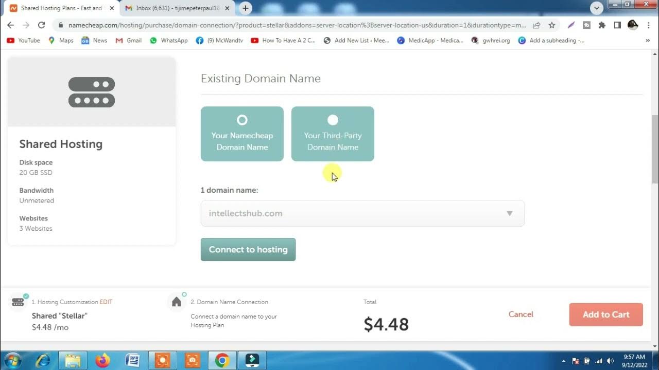 How To Purchase Shared Hosting In Namecheap | Myeducation Base (2022) #Namecheap - YouTube