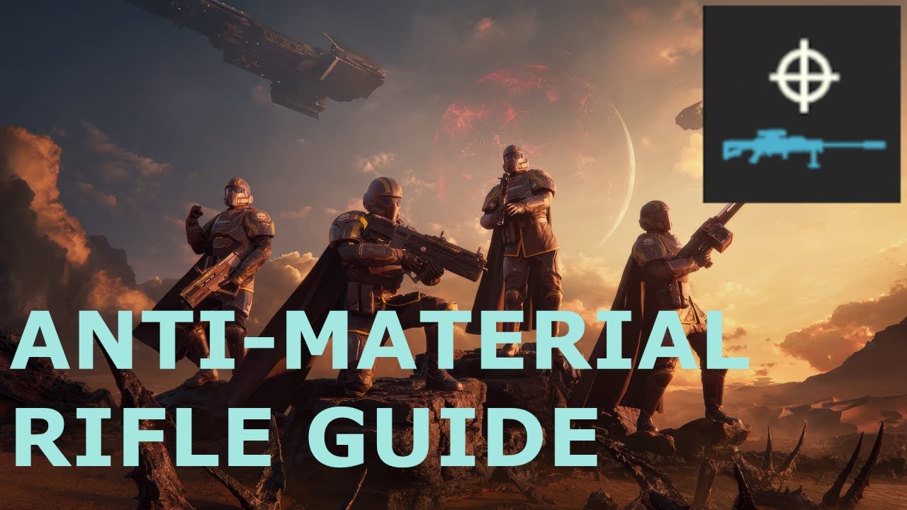 Helldivers 2 - Anti-Material Rifle Guide - Tips and Tricks - YouTube