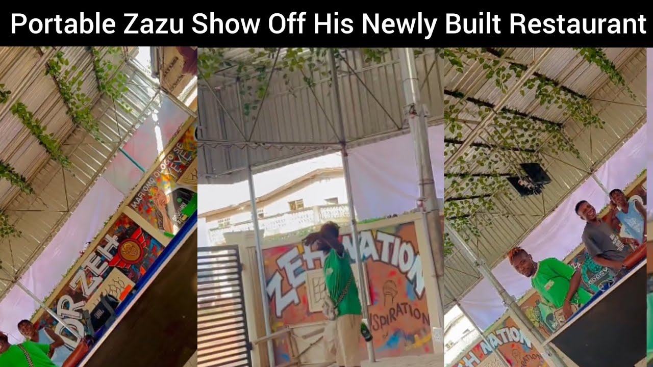 Portable Zazu Show Off His Newly Built Restaurant - YouTube