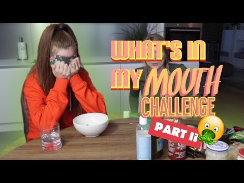 What's In My Mouth Challenge PART 2 | Jetzt muss Liah dran glauben