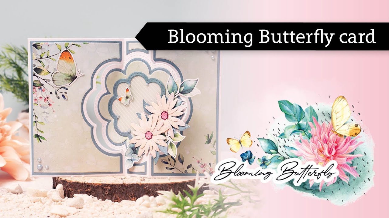 Make a card with the new BLOOMING BUTTERFLY collection! - YouTube