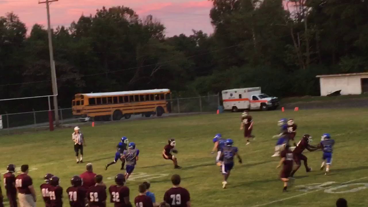 Izaks Run back. Dickson Middle School Football 2018 - YouTube