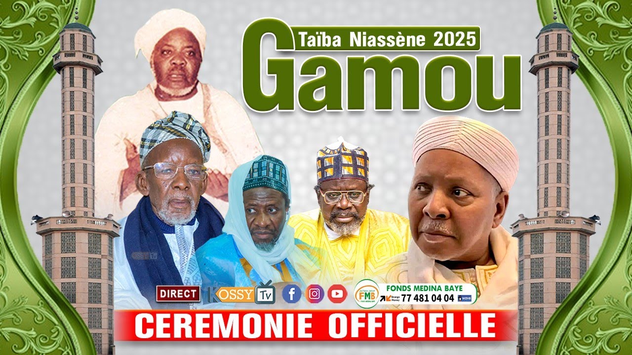 [🔴DIRECT ] Cérémonie officielle GAMOU TAIBA NIASSENE ÉDITION 2025 - YouTube