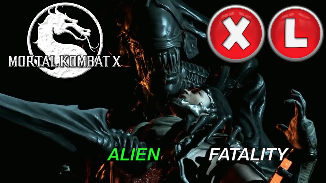 MKX: NEW SKINS, ALIEN AND LEATHERFACE FATALITY SLOW MOTION¡¡.HD - YouTube