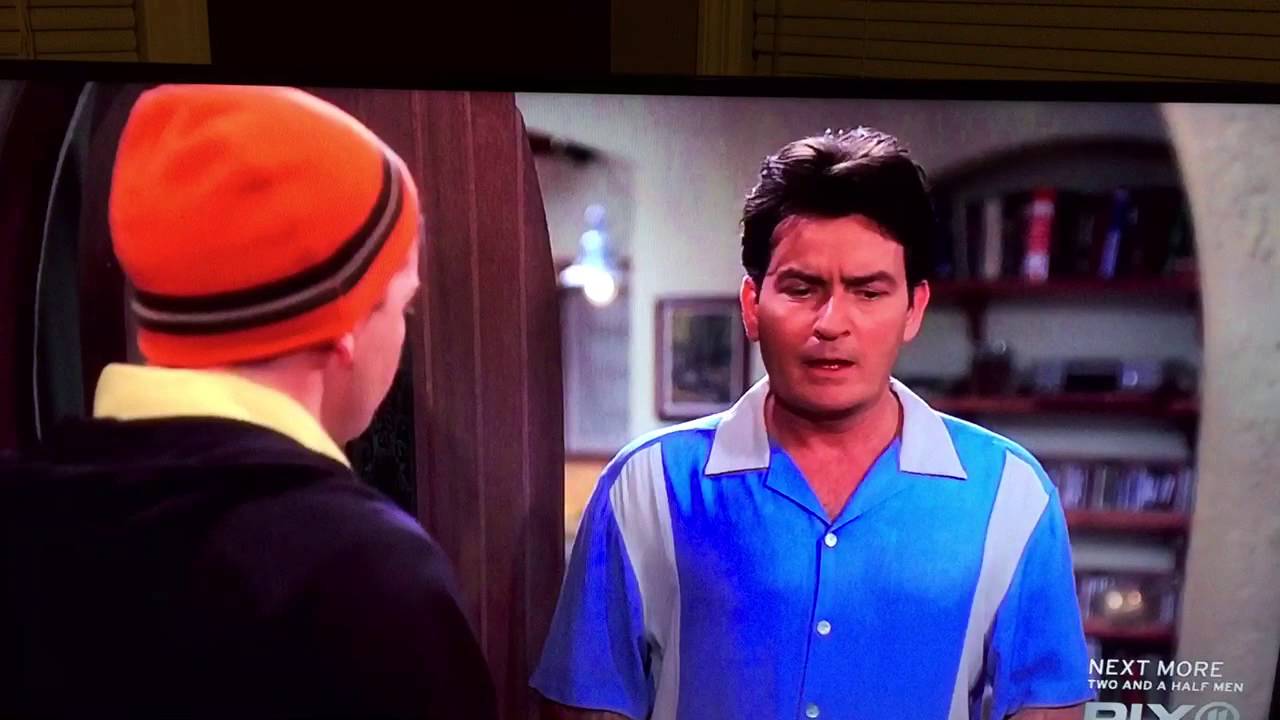 Two and a Half Men Pizza Delivery Boy Charlie Sheen - YouTube