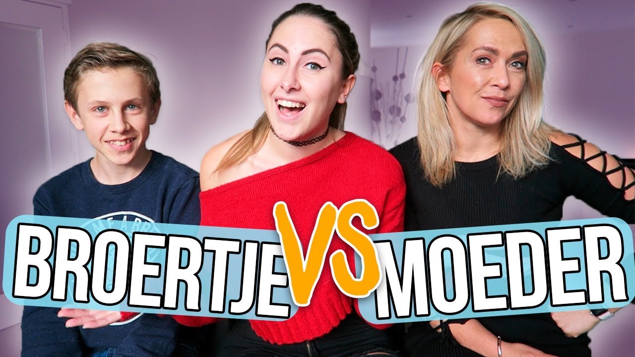 BROERTJE vs. MOEDER - Wie kent mij beter? 😱 - YouTube