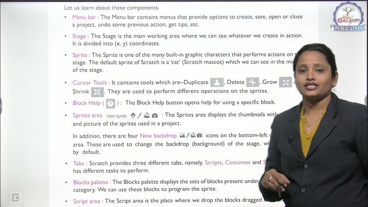 GALAXY PUBLICATION LEARNING COMPUTER CLASS 5 CHAPTER 7 INTRODUCTION TO SCRATCH - YouTube