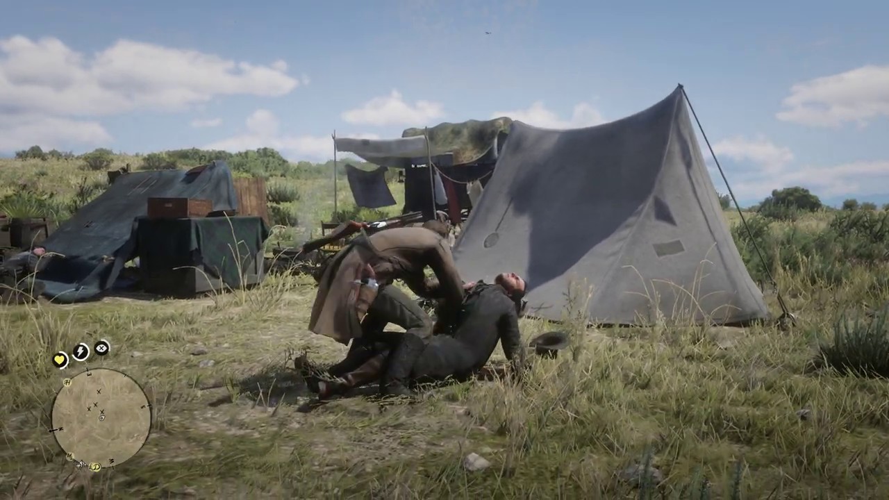 Red dead redemption 2 O'Driscoll Gang Camp Hideout - YouTube