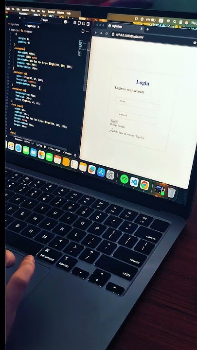 Login form with pure HTML & CSS #code #coding #html #css #frontend #webdevelopment - YouTube