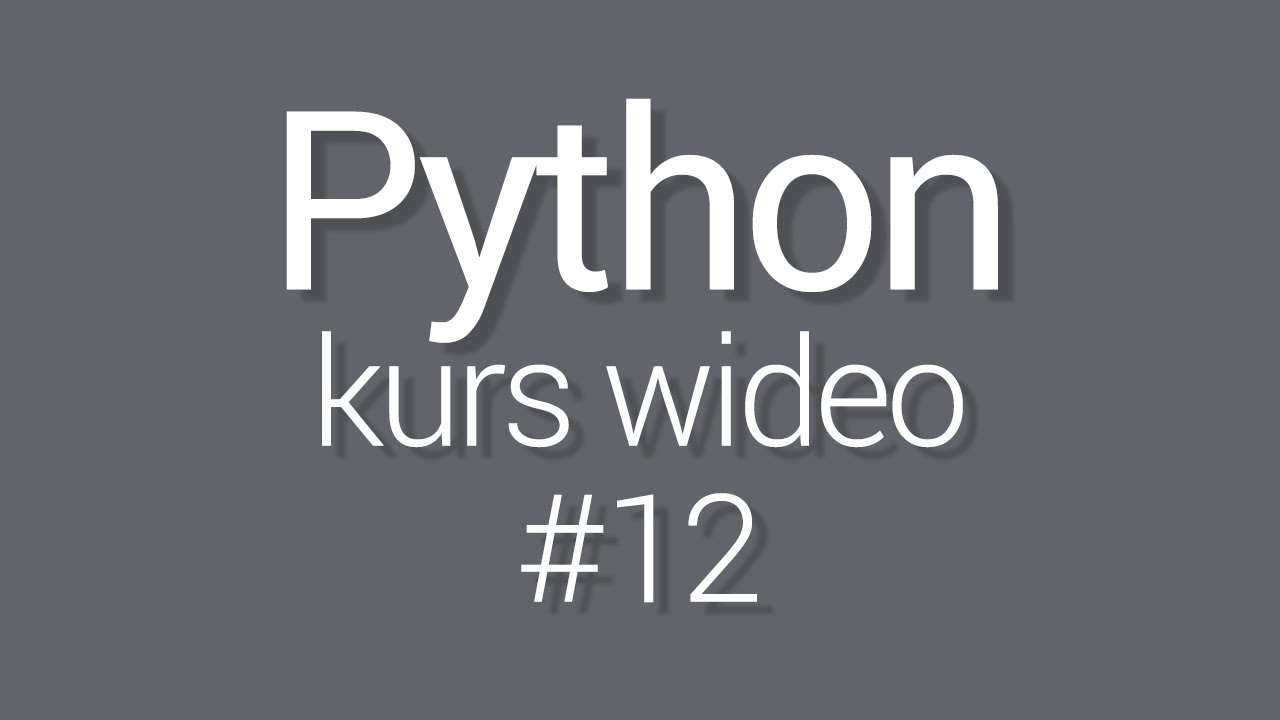 Kurs Python 3 - lekcja 12 - Funkcje w Python - YouTube