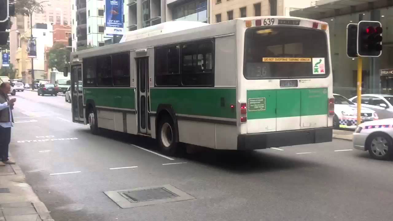 Renault PR100 bus of Transperth in Perth City - YouTube
