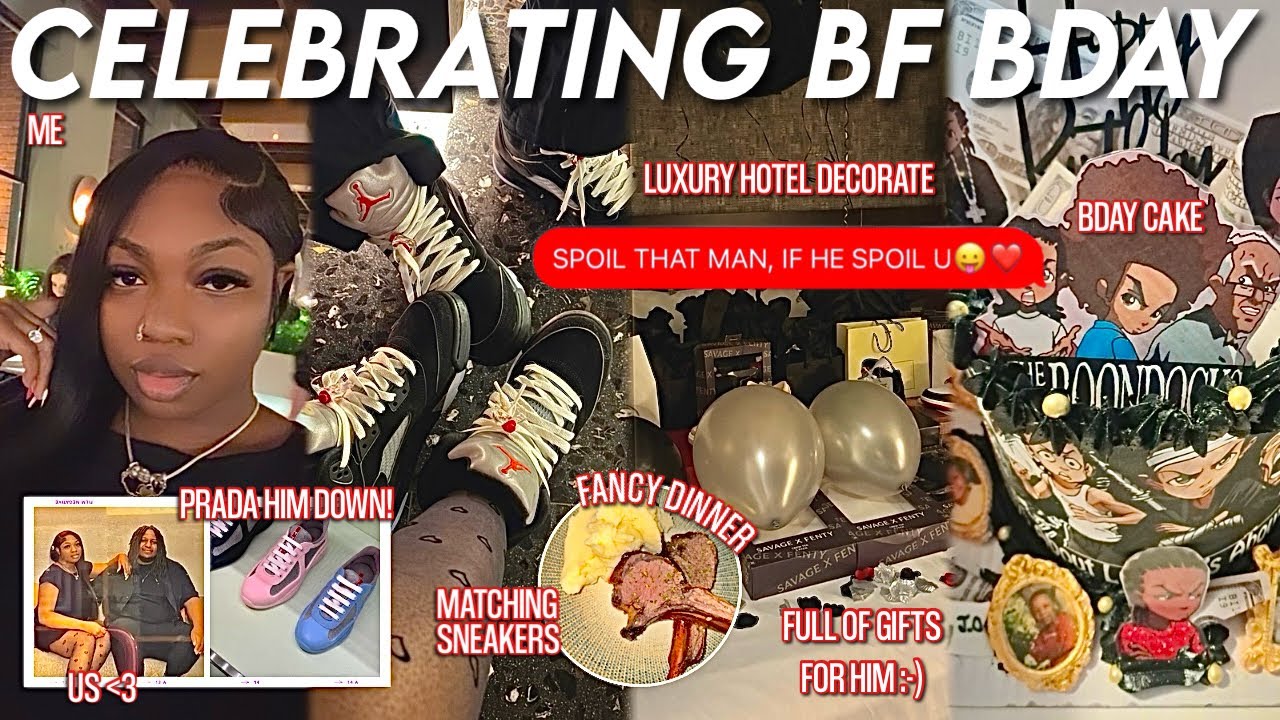 Spoiling My Boyfriend for His Birthday | Hotel Surprise, Matching ...