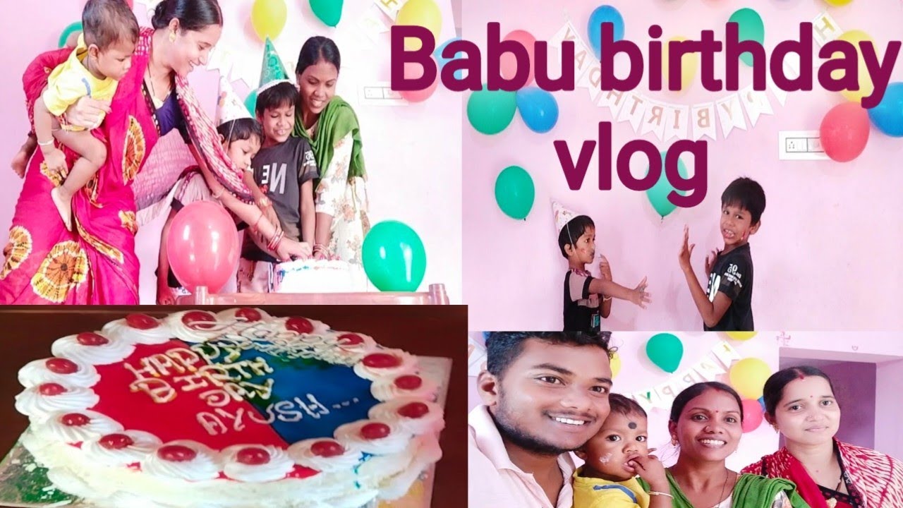 8 birthday vlog, happy birthday Babu#dailyvlogs #odishavloggerSangita# ...