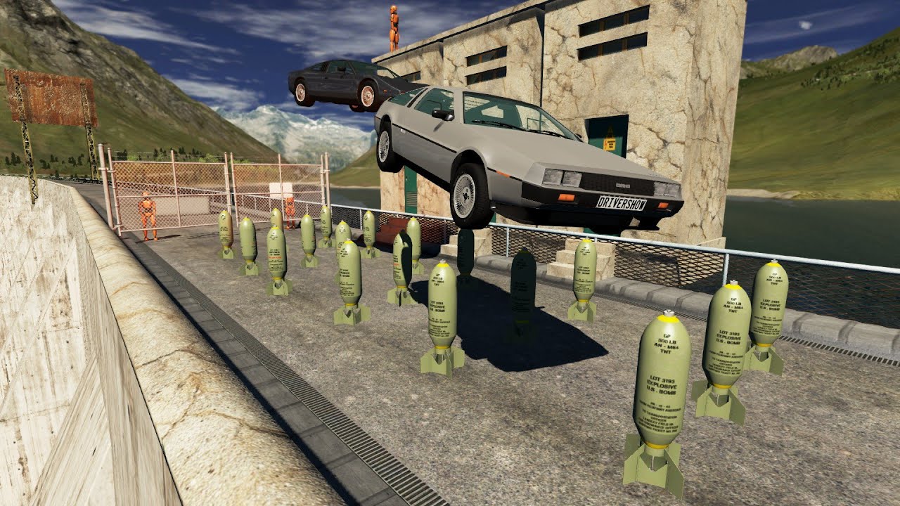 Cars vs Nuclear Bomb #1 | BeamNG Drive Zone 51 - YouTube