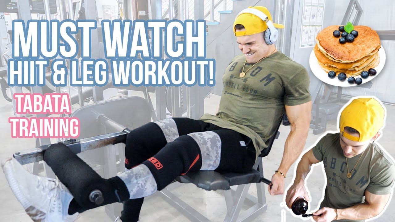 MUST WATCH HIIT, TABATA & LEG WORKOUT | PROTEIN PANCAKES - YouTube