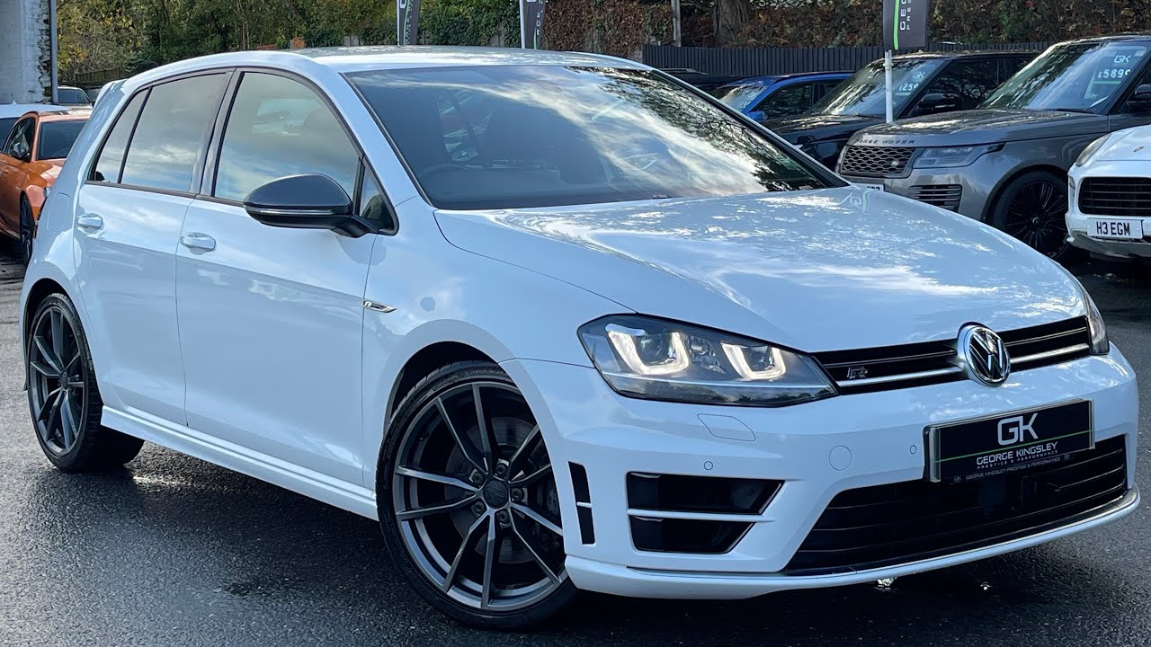 2015 VW Golf R in Pure White with 19” Pretorias, Discover Nav Pro for ...