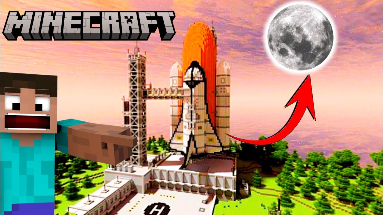 Minecraft But, We Launch A SPACECRAFT! - YouTube