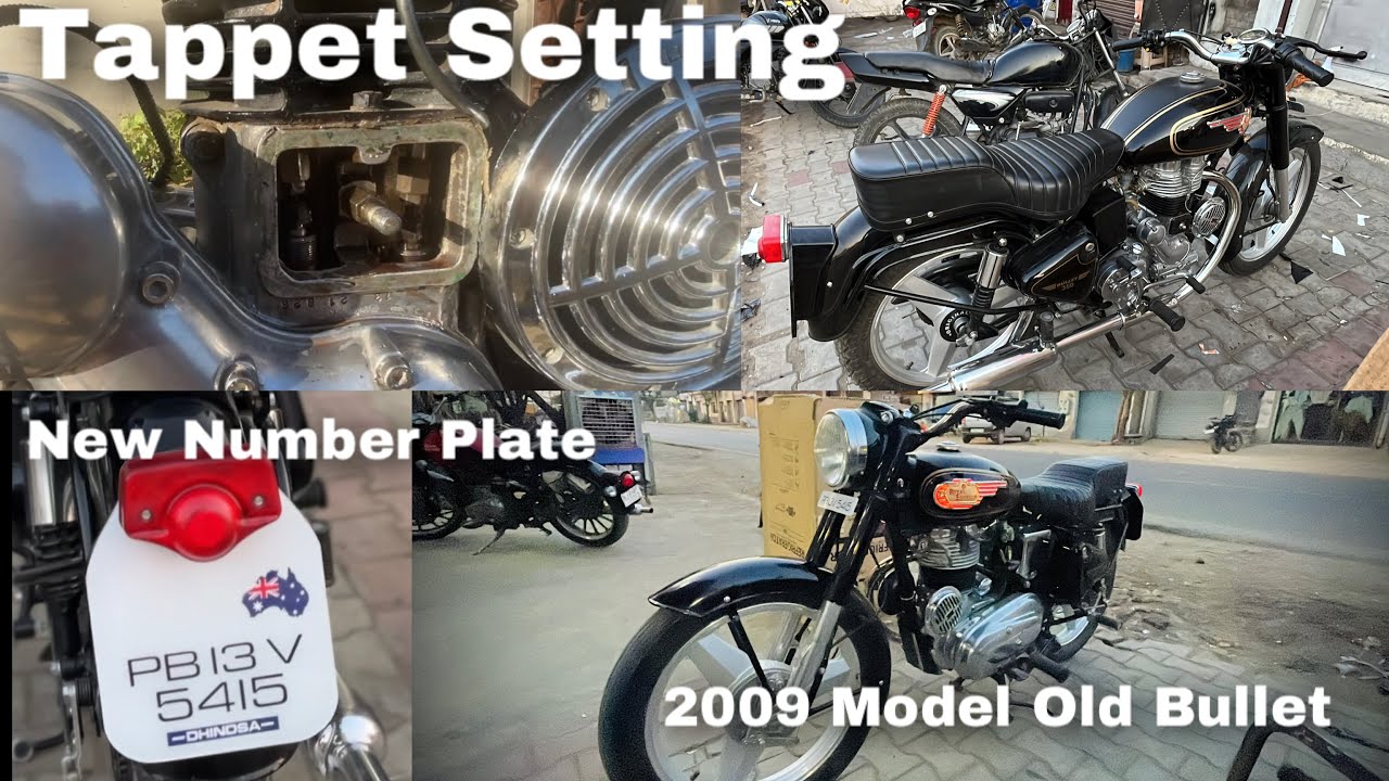 New number plate of bullet 😍and how to make bullet engine silent 💕 ...