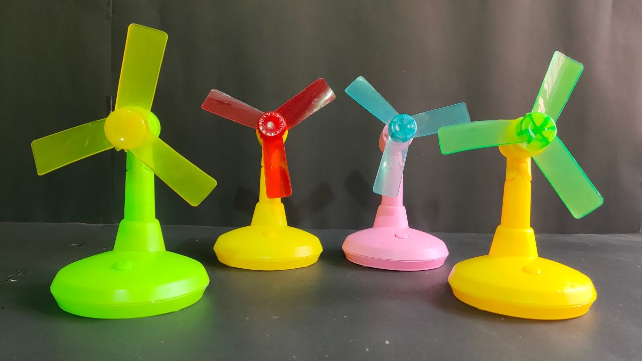 Colorful table fan blades. table fan video for kids and babies. kipas ...