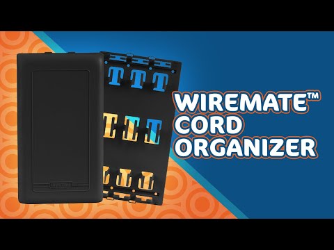 WireMate™ Cord Organizer - YouTube