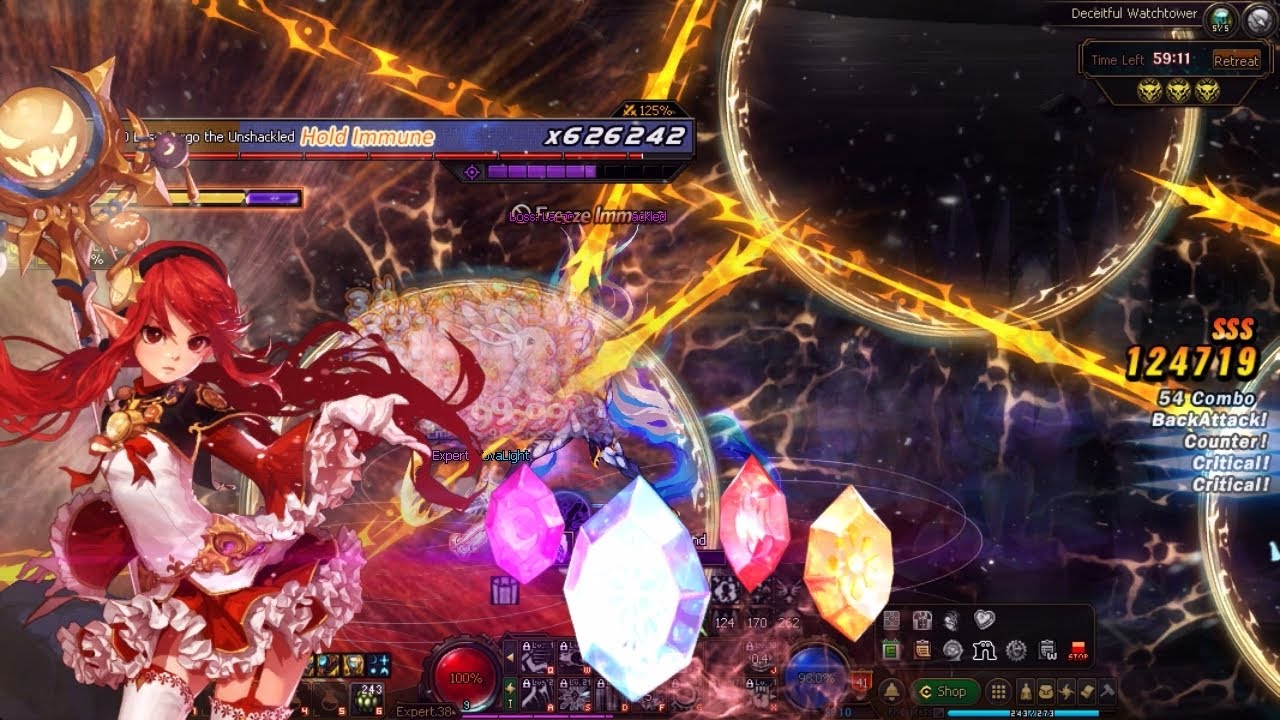 DFO Elementalist Solo Dusky Island C4 (No Hit) - YouTube