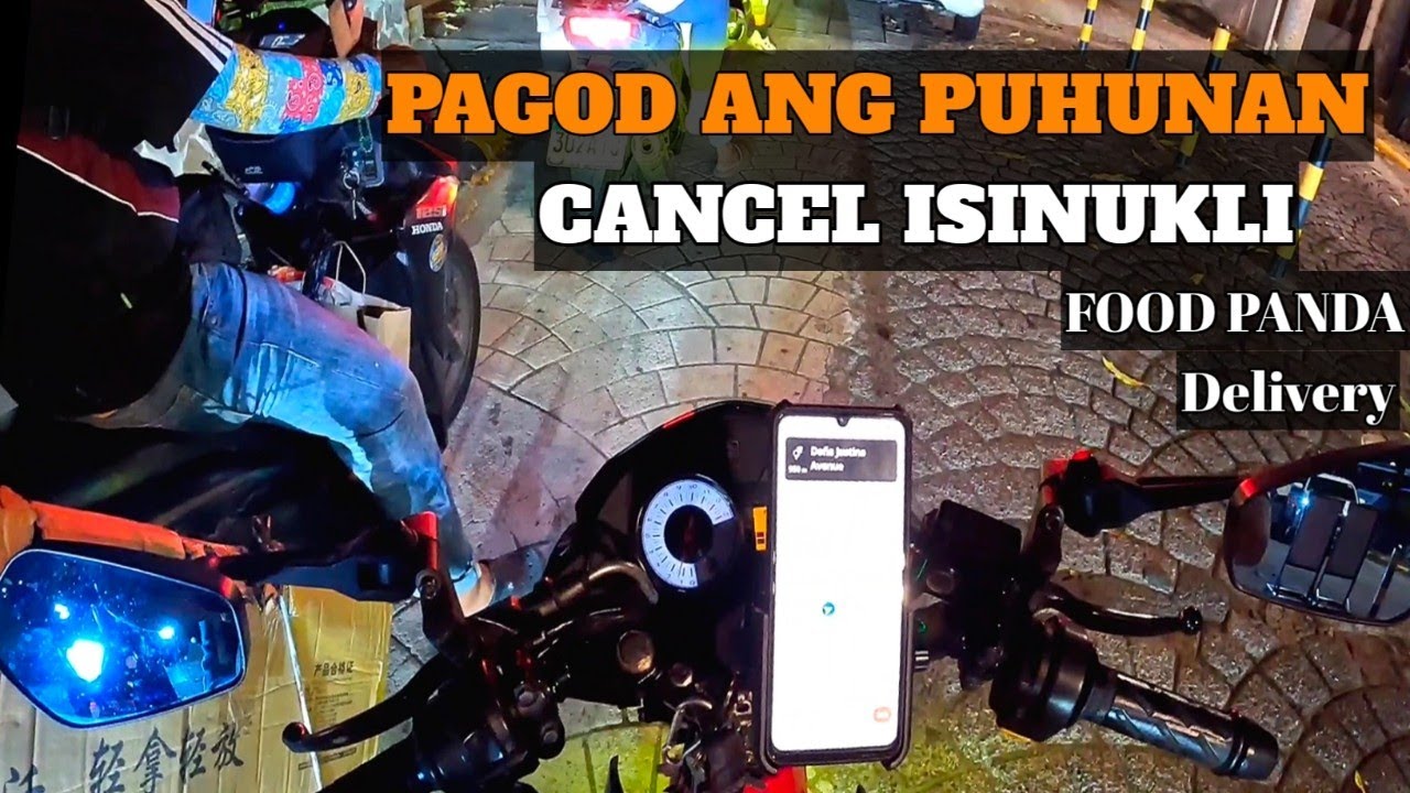 Pagod ang puhunan cancel sinukli sayo food delivery - YouTube