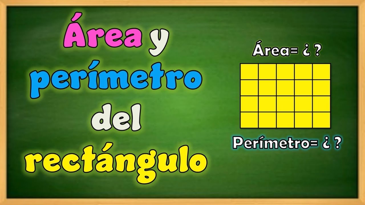 Área y perímetro del rectángulo - YouTube