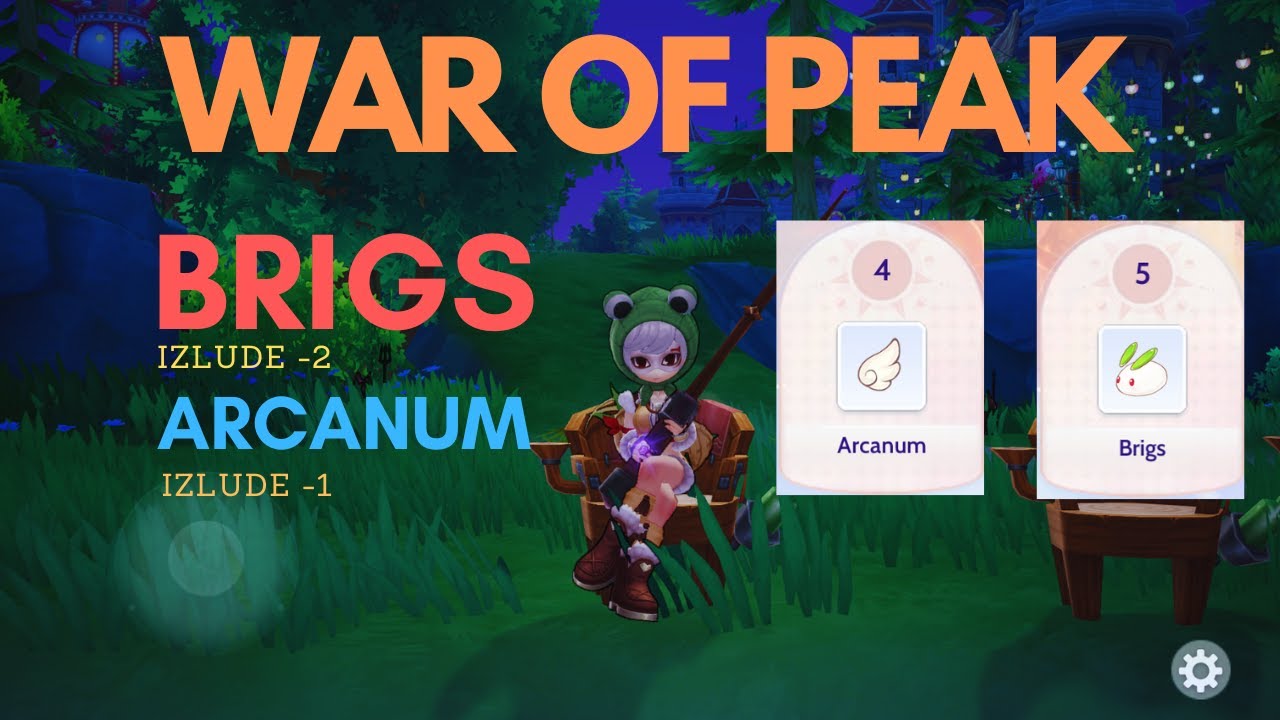 WAR OF PEAK: BRIGS [IZLUDE 2] VS ARCANUM [IZLUDE 1] -RAGNAROK ORIGIN ...