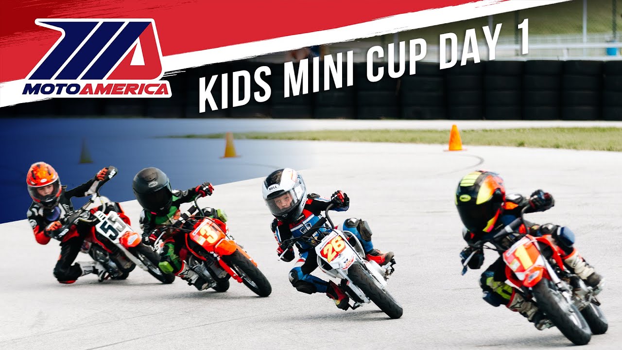 Kids Motorcycle Racing! Full Day 1: Mission Mini Cup by Motul National ...