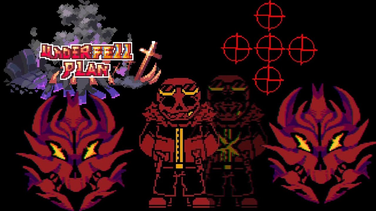 Underfell: Plan Sans phase1-2 in one run(normal damage) - YouTube