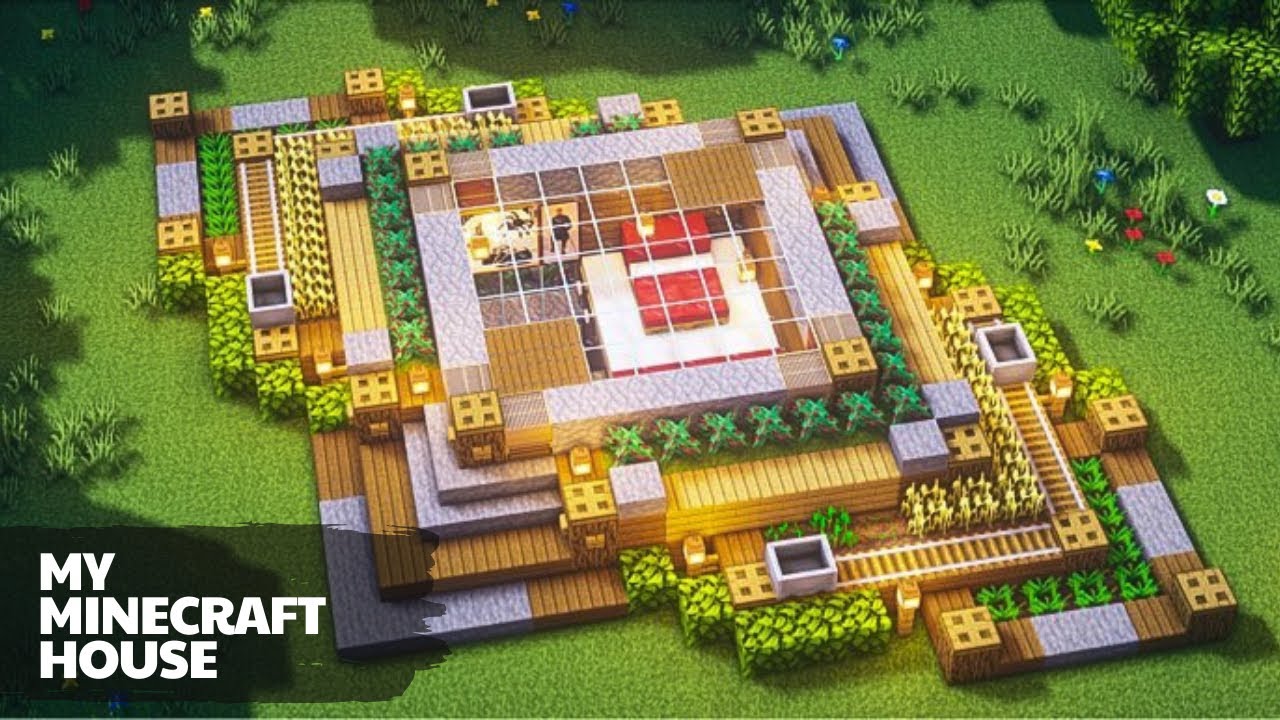 Minecraft tutorial: How to build a super beautiful simple underground ...